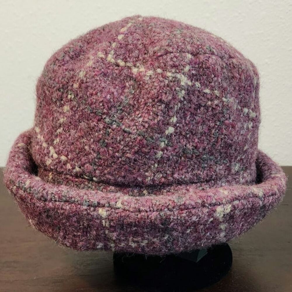 John Branigan Weavers Country/Cloche Hat, Pink, Vinta… - Gem